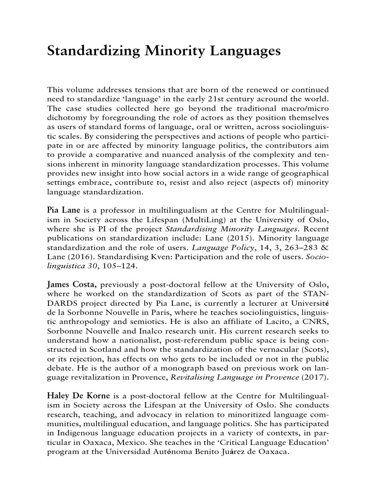 Language and Minority | PDF | Minority Group | Linguistics Language and Minority | PDF | Minority Group | Linguistics