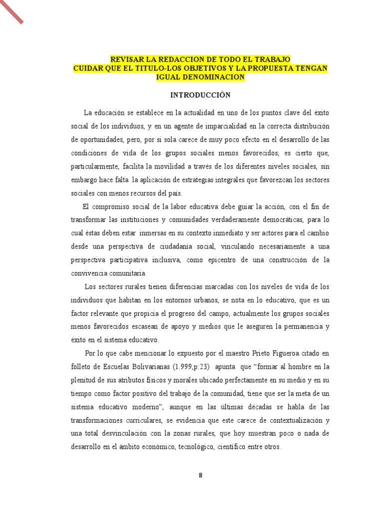 Trabajo Marisol-Completo | PDF | Planificación | Plan de estudios