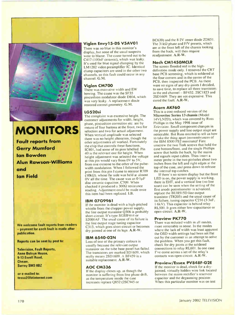 Microvitec - Series13 TVMag2002 01 | PDF