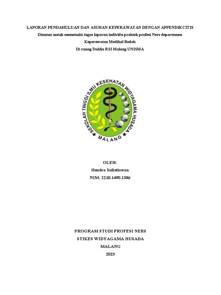 Lp Apendisitis Kmb | PDF