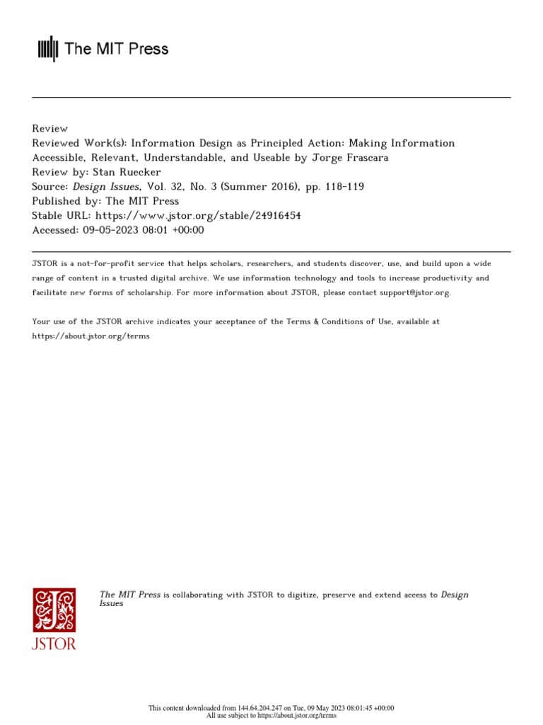 Making Information Accessible - Article by Jorge Frascara | PDF ...