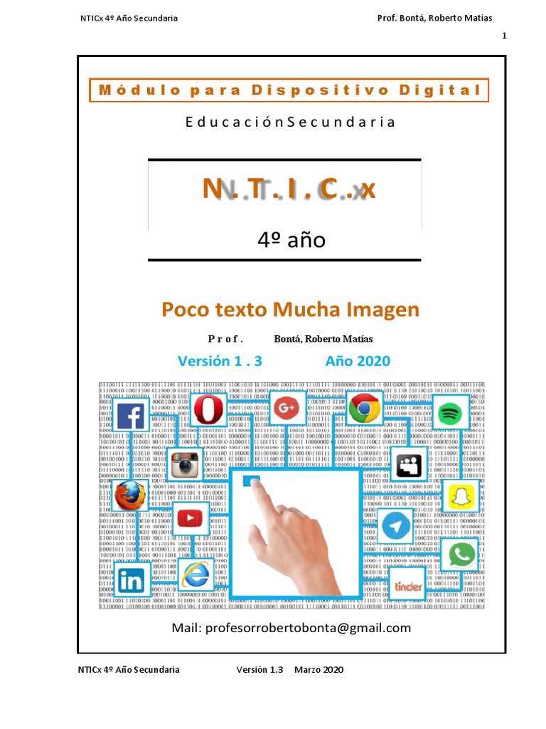 NTICX Cuadernillo | PDF | Disco compacto | Hardware de la computadora