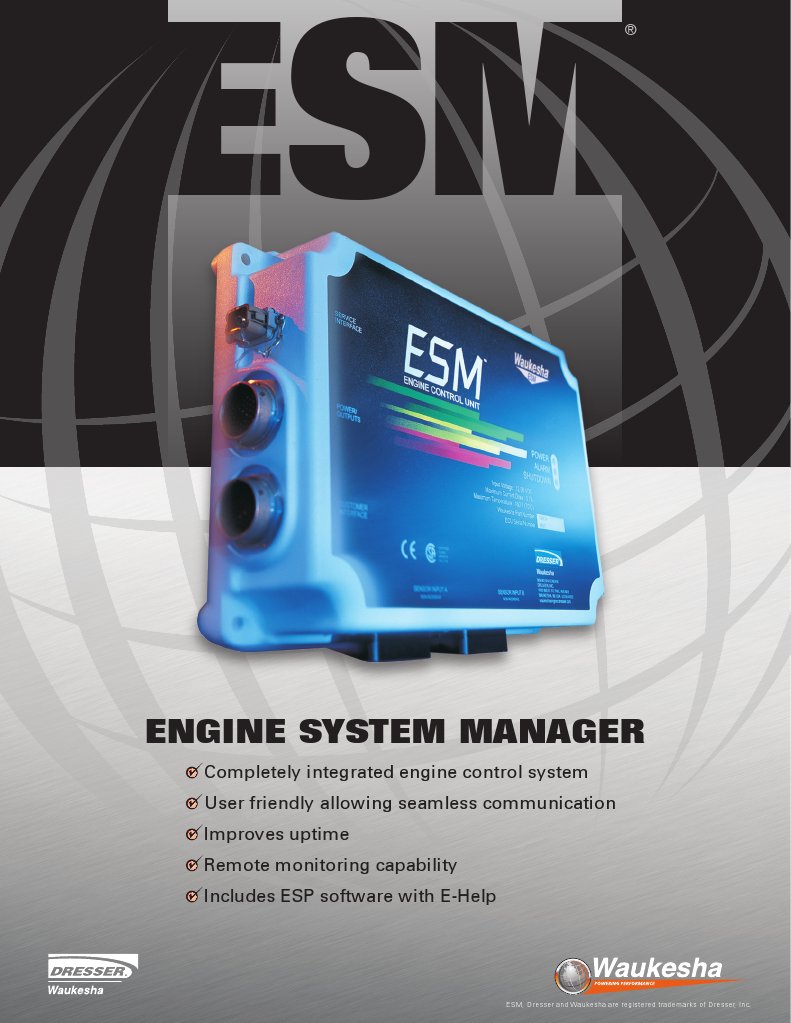 Waukesha - ESM 5144 0107 | PDF | Engines | Systems Engineering