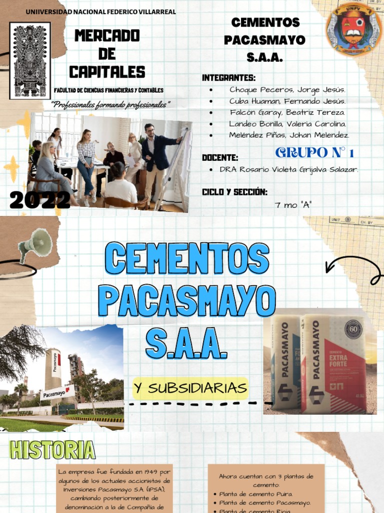 Cementos Pacasmayo-Grupo N°1 | PDF | Compartir (Finanzas) | Bonos ...