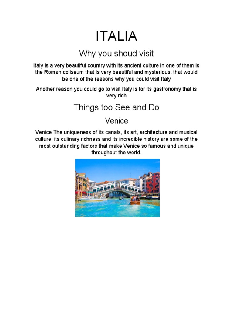 Italia | PDF | Italy | Rome