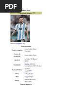 Lionel Messi Biografia | PDF