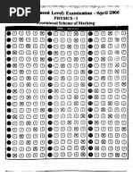 AL Physics Paper - English Medium | PDF