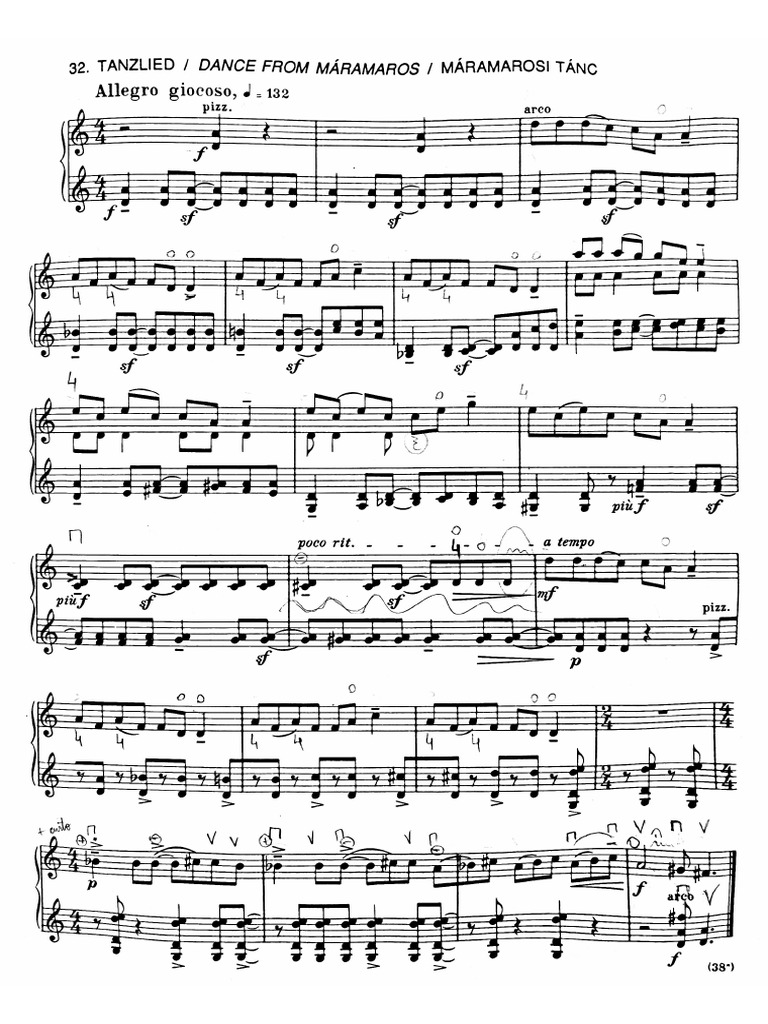 Bartók - duo 32 | PDF