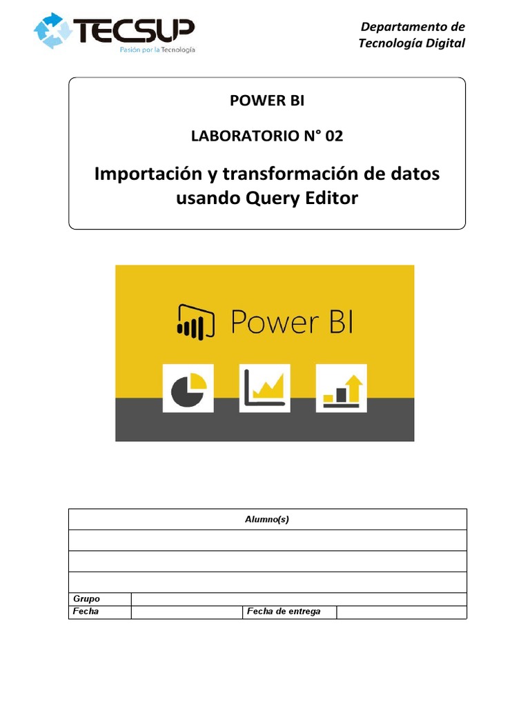 Lab02-Importación y Transformación de Datos Usando Query Editor | PDF ...