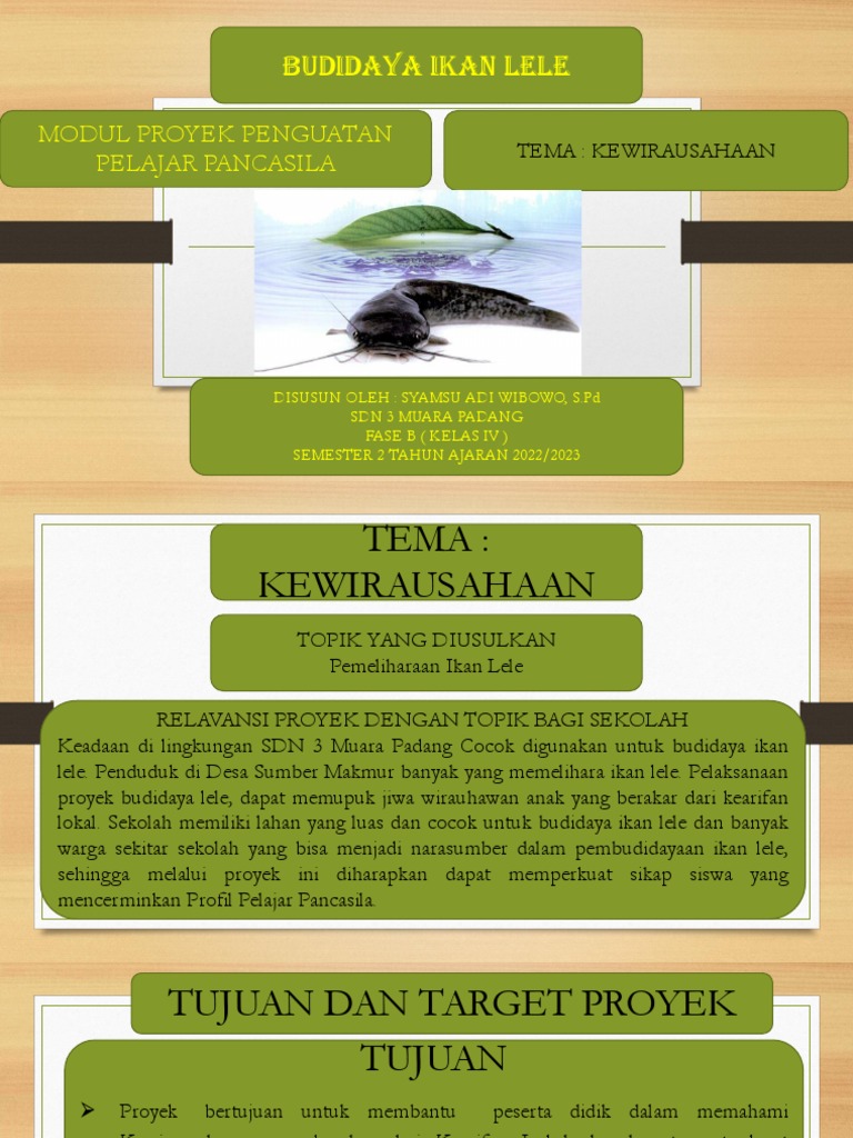 Modul Projek - Budidaya Ikan Lele - Fase B | PDF