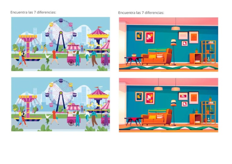 Encuentra Las Diferencias | PDF