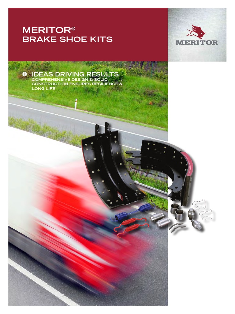 Meritor Brakes - Brake Shoe Kit Flyer - 1014 | PDF | Transport ...