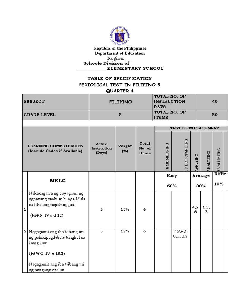 Fil 5 With Tos and Ak | PDF