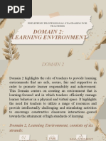 PPST Domain 2: Learning Environment | PDF | Learning | Teachers