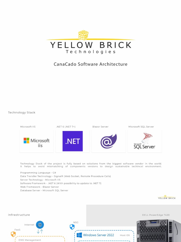 CanaCado Software Architecture - Yellow Brick Capital (1)-3 | PDF