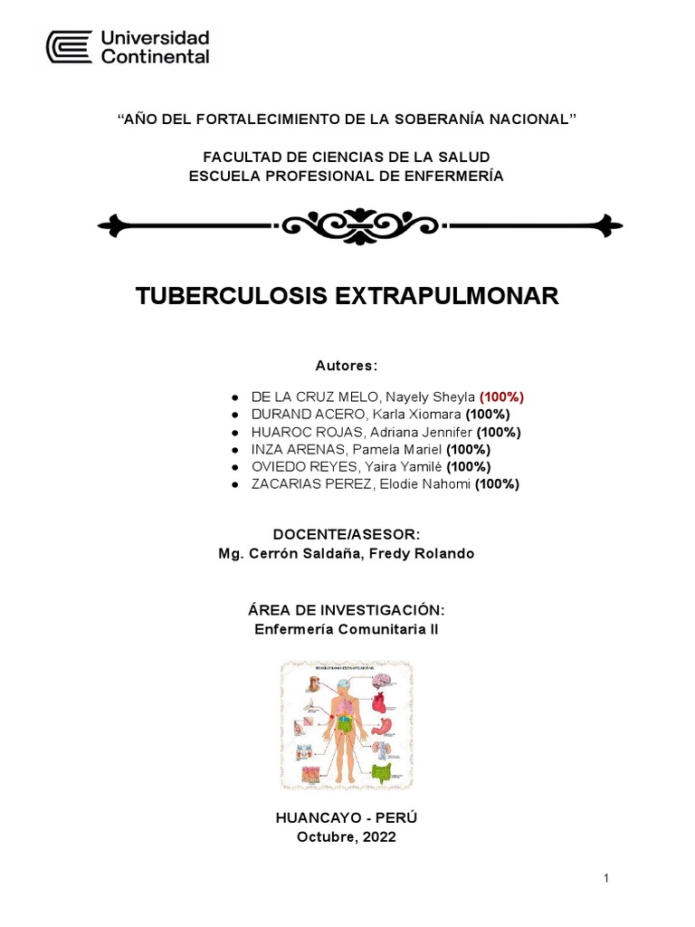 TBC-EXTRAPULMONAR | PDF | Tuberculosis | Meningitis