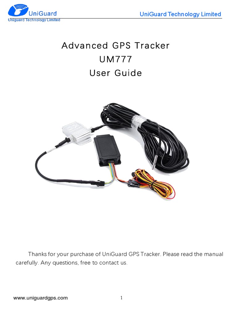 UM777 GPS Tracker User Guide V1.0 | PDF | General Packet Radio Service ...