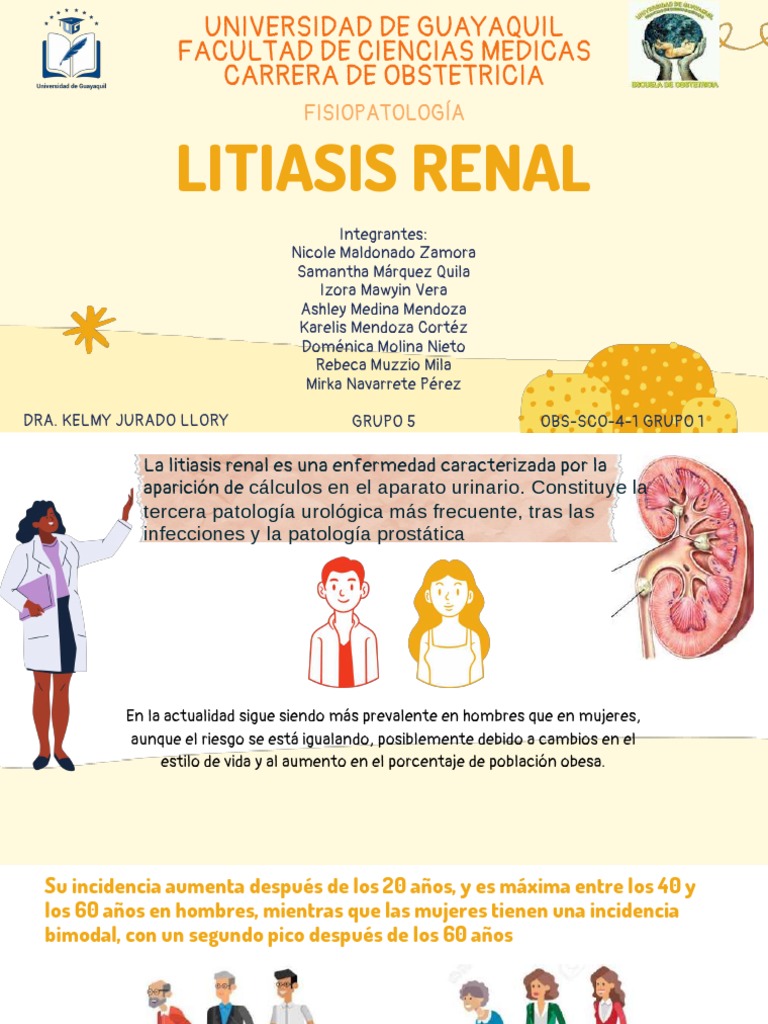 Litiasis renal exposición (wecompress.com) | PDF | Riñón | Sistema urinario