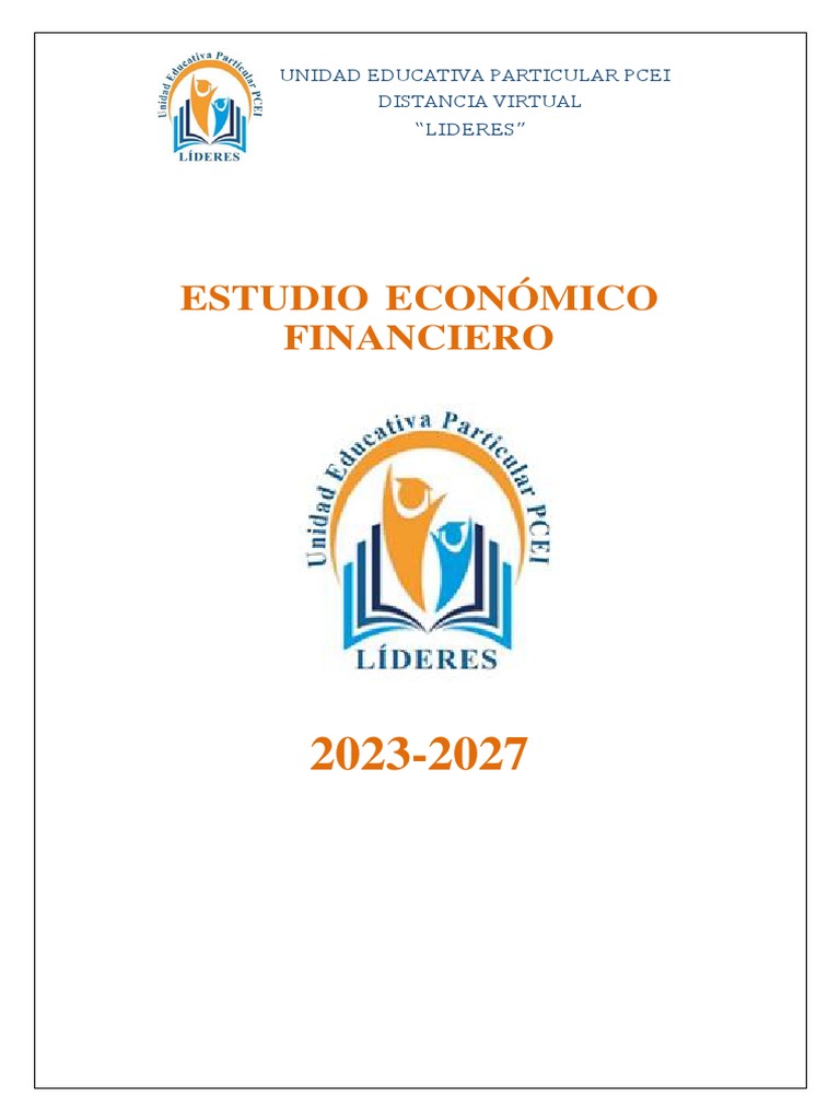 Informe Economico - Ie Lideres 2023 | PDF | Presupuesto | Dinero