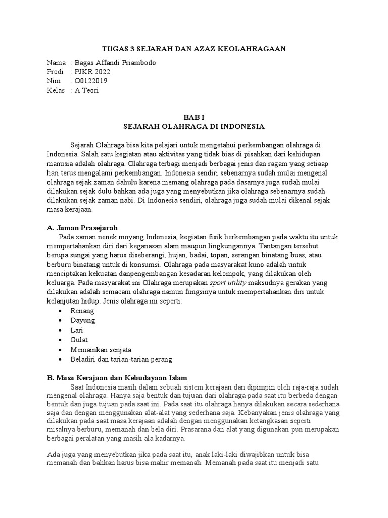 Sejarah Dan Azaz | PDF