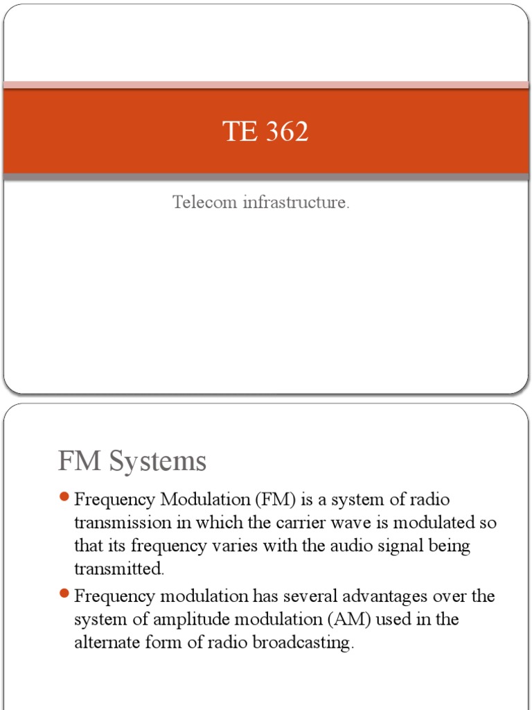 FM Systems | PDF | Frequency Modulation | Radio