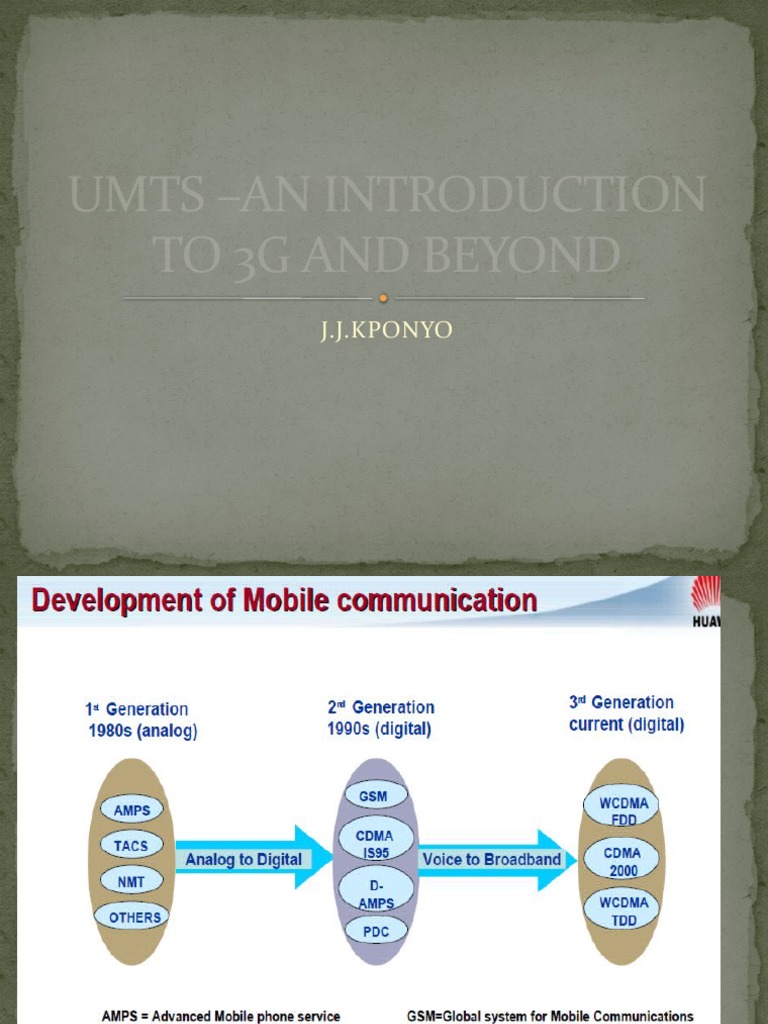 7-Umts –an Introduction to 3g and Beyond | PDF