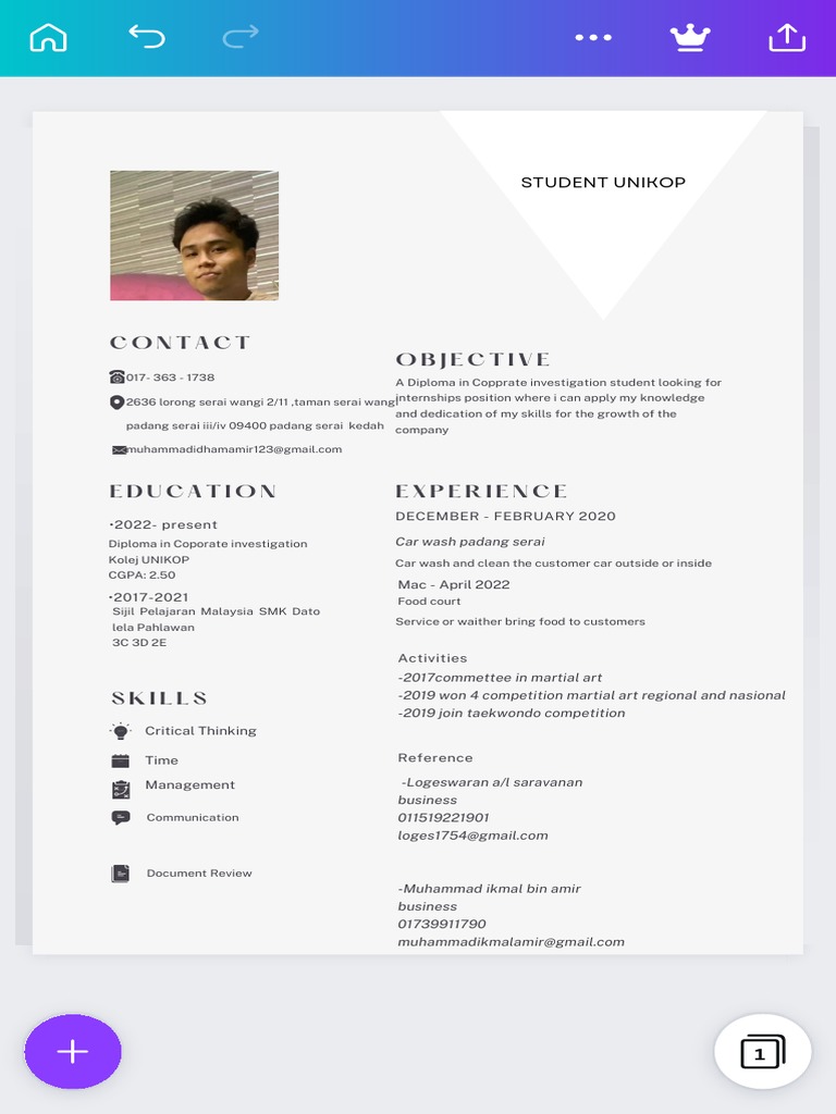 White Minimalist Senior Architect Resume - A4 | PDF