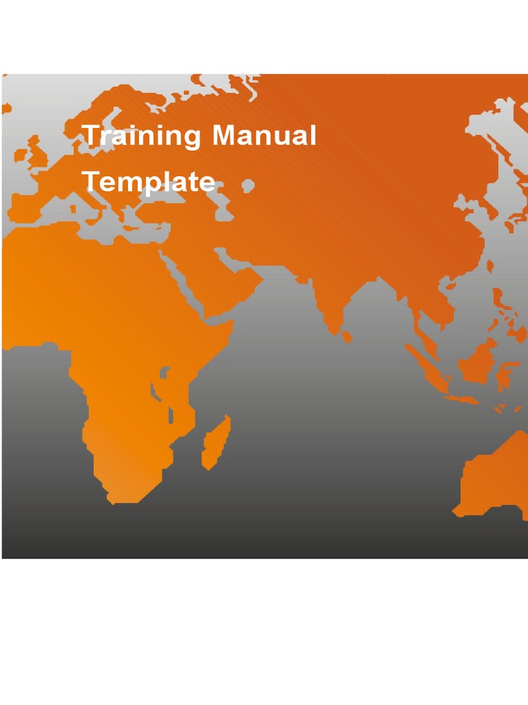 Training Manual Development Guide | PDF | Needs Assessment | Information