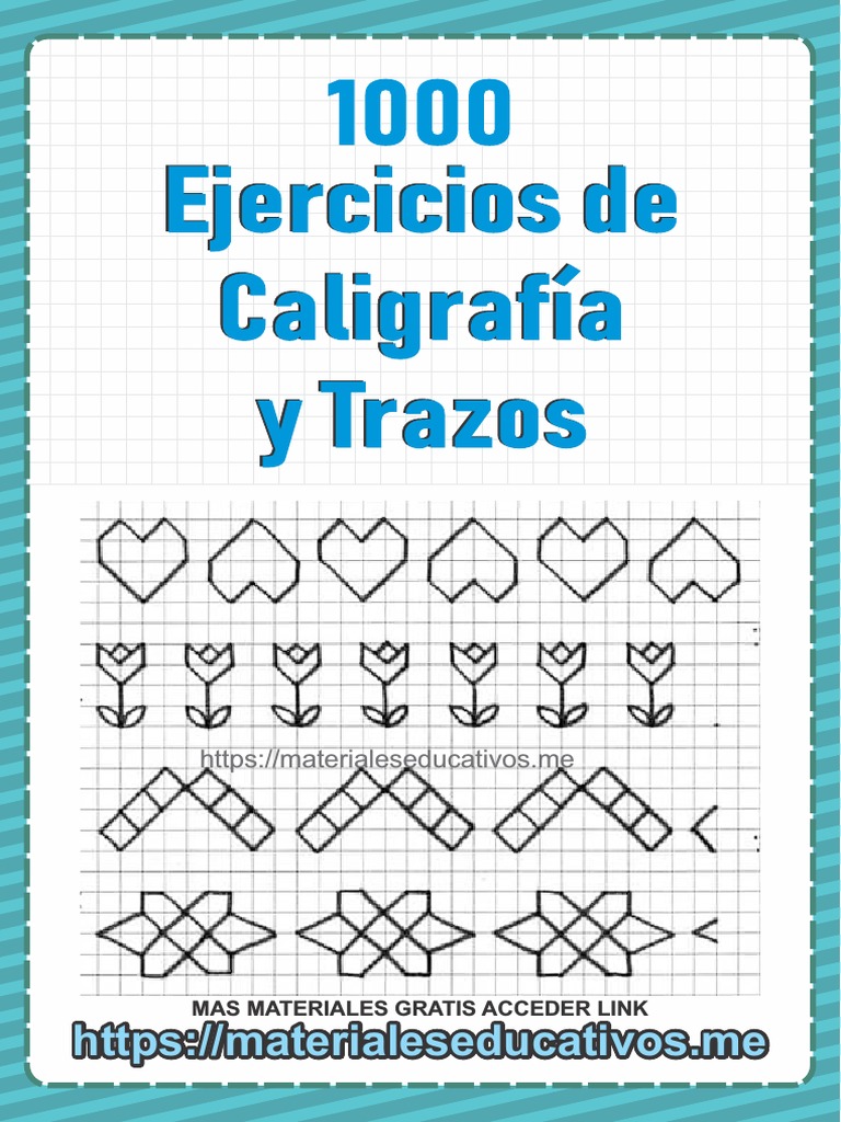 Ejercicios de Caligrafía Materialeseducativos.me (1) | PDF