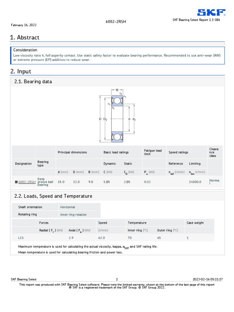 SKF Bearing Select | Download Free PDF | Bearing (Mechanical) | Mechanics