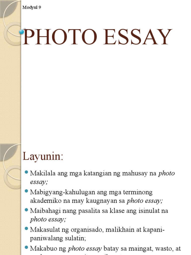 Photo Essay | PDF
