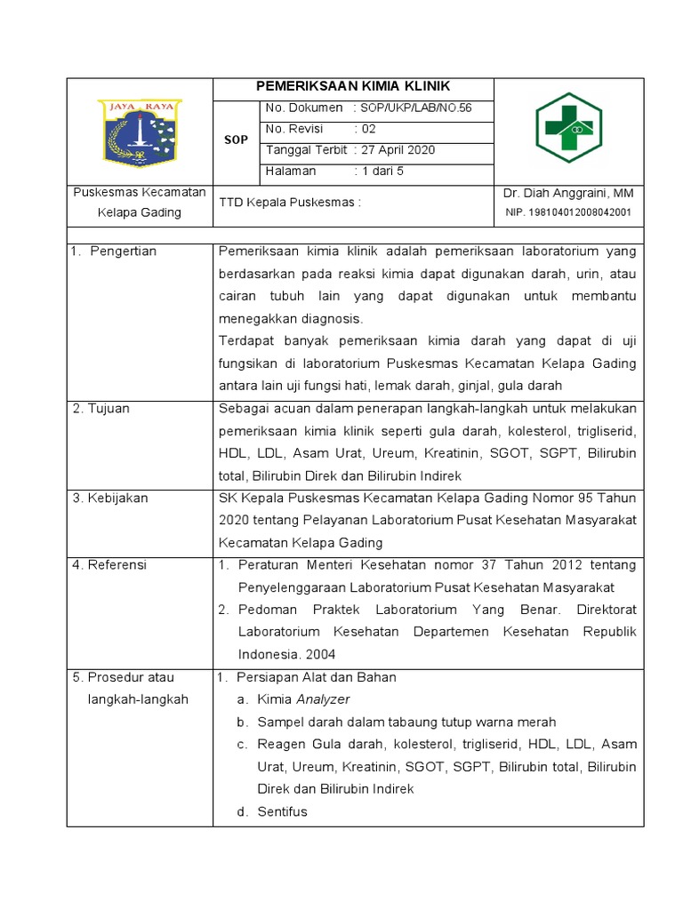 56 Pemeriksaan Kimia Klinik Pdf