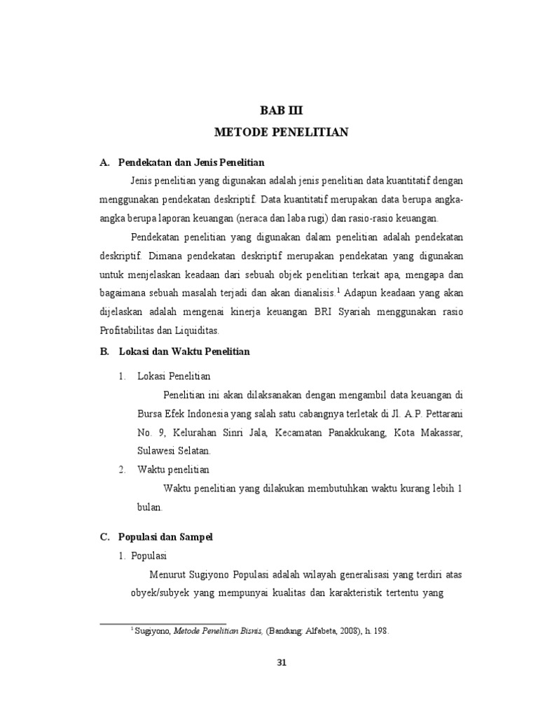 Contoh Penelitian Metode Kuantitatif | PDF