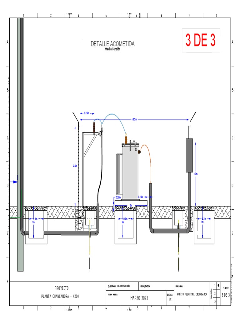 07 DETALLE ACOMETIDA - PLANO 3 | PDF