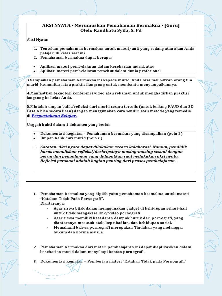 Apa Itu Pemahaman Bermakna Pada Modul Ajar Kelas 2 Lengkap