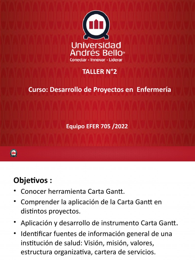 Taller Semana 2. EFER 705 - 2022 | PDF | Planificación | Herramientas