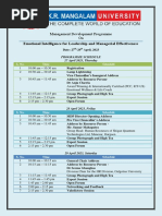 ICSI 15-Day Classroom EDP 2025 Details | PDF