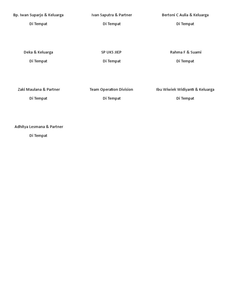 Mail Merge Label | PDF