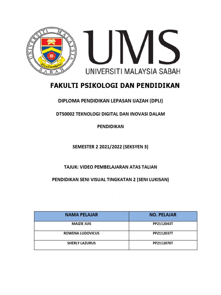 Video Pembelajaran Atas Talian:Pendidikan Seni Visual Tingkatan 2 (Seni ...
