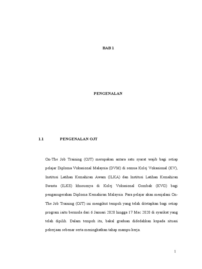 Accounting - Laporan Akhir Ojt | PDF