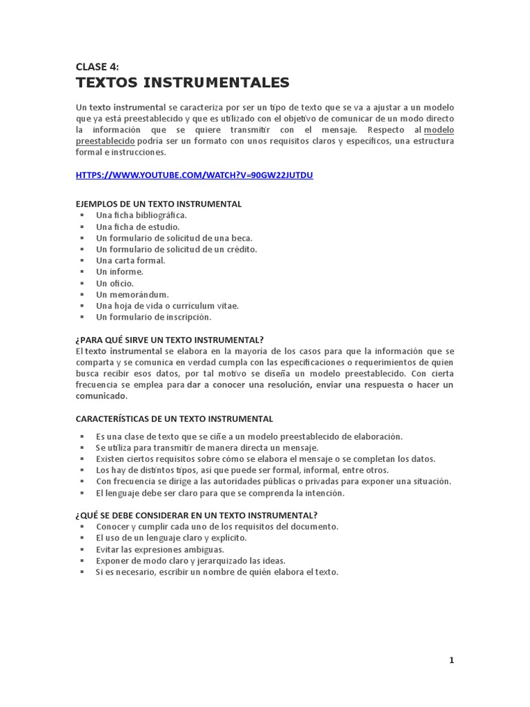 Texto Instrumental | PDF | Plan de estudios