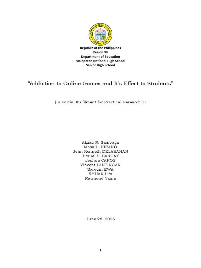 Sambaga EIM B PRACTICAL RESEARCH 1-A | PDF | Mental Disorder | Loneliness
