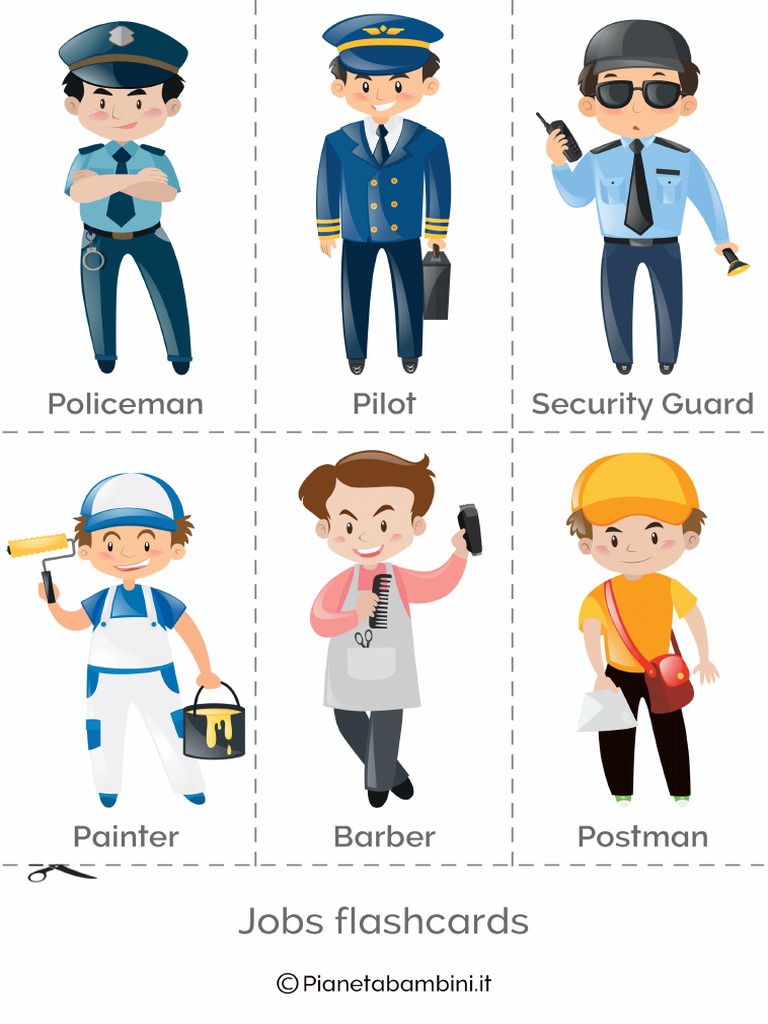 Flashcards-Mestieri-Inglese | PDF