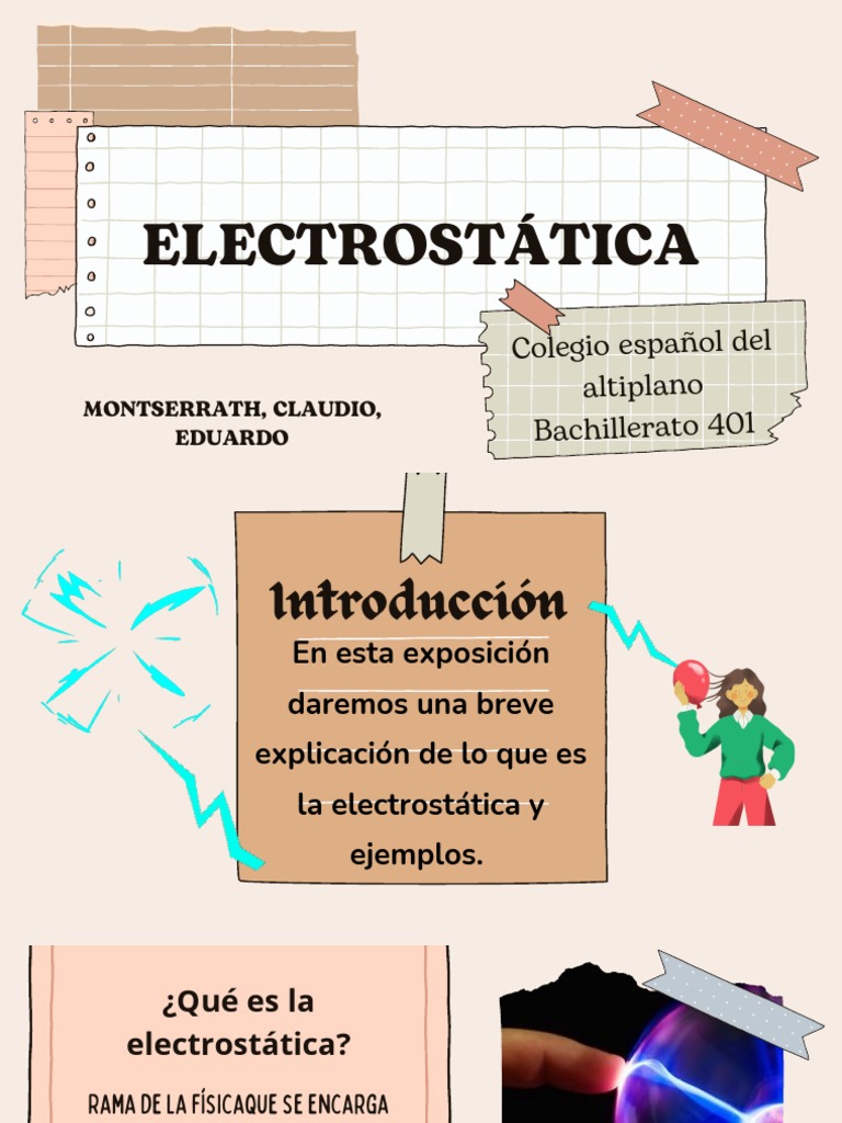 Ejemplos de electrostática en la vida cotidiana | PDF | Electrostática ...