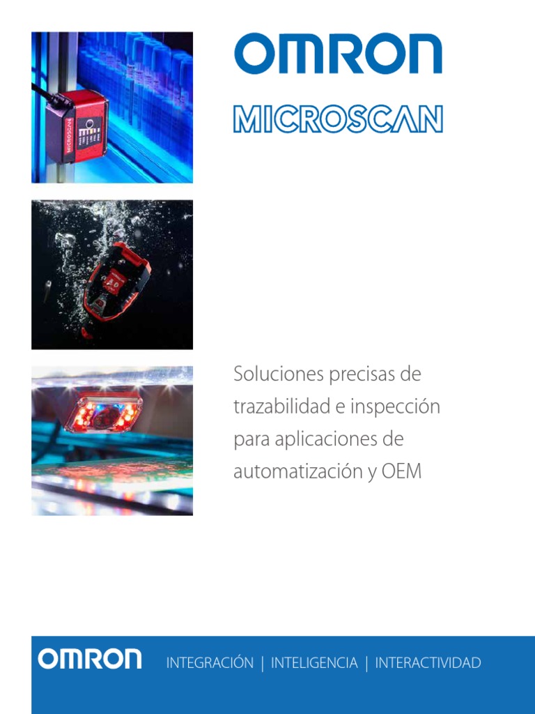 Microscan Catalog 2018 Catalogue Es | PDF | Código de barras | Software