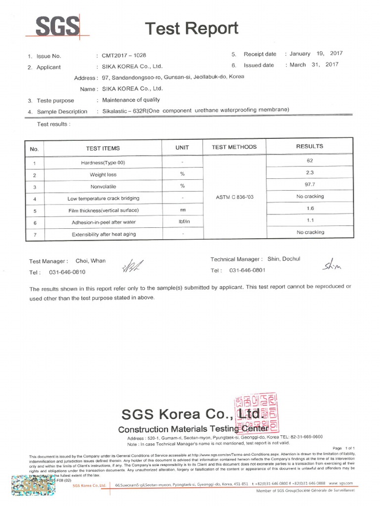 SL-632R_ASTM-C836 CMT2017-1028 | PDF