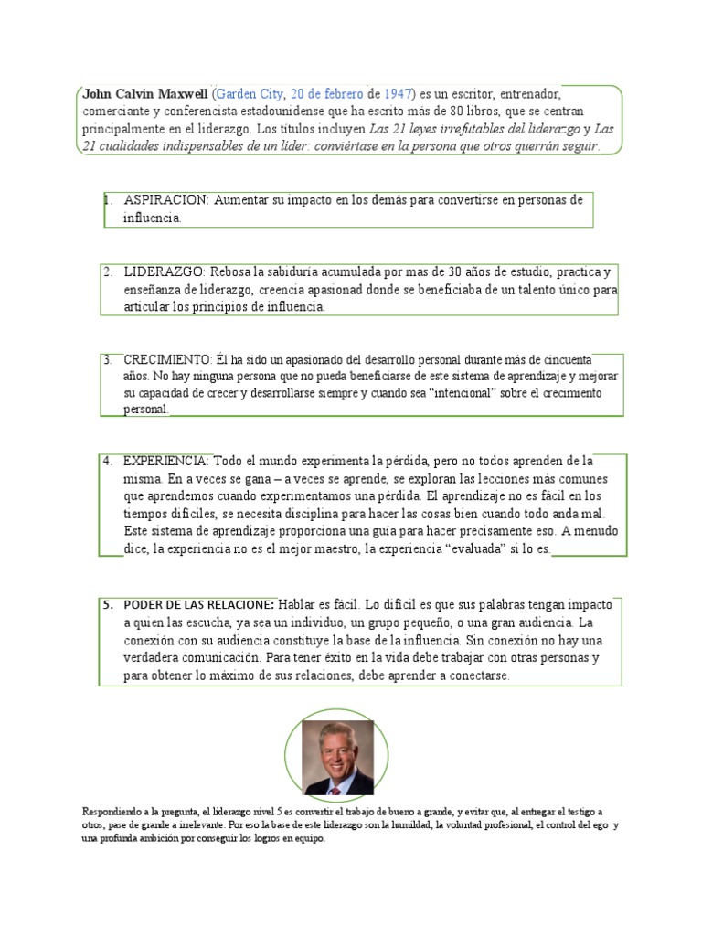 John Calvin Maxwell | PDF