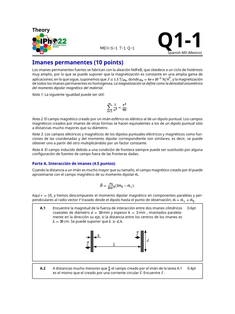 ipho-2022-teorico-Q1 | PDF