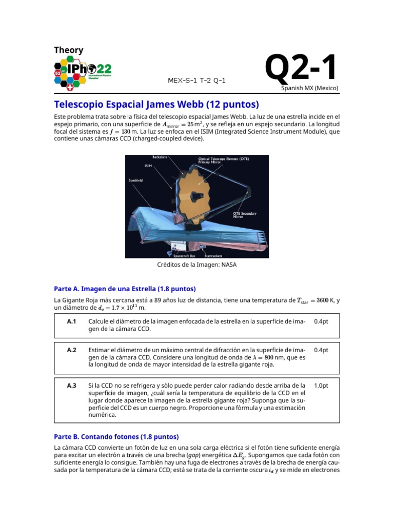 Ipho 2022 Teorico Q2 | PDF