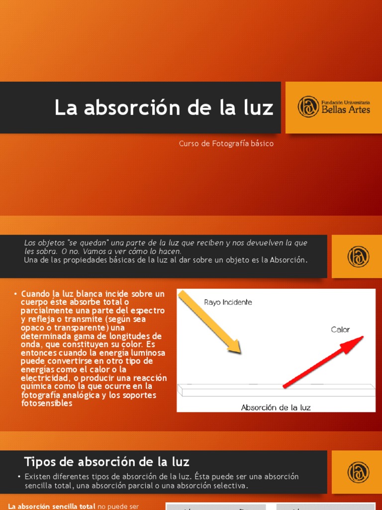 La Absorción de La Luz | PDF